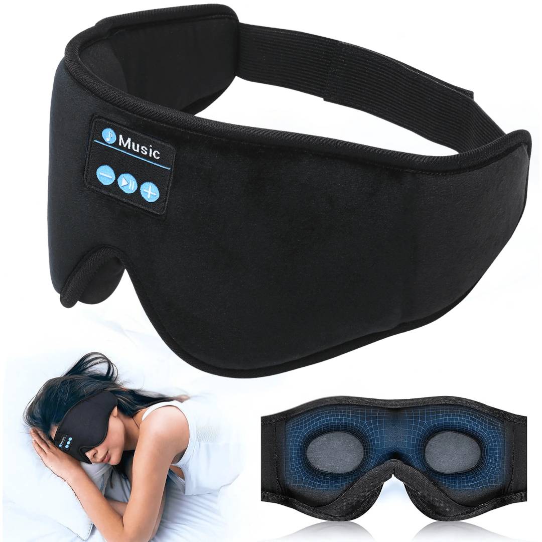 DreamSounds Bluetooth Sleeping Mask with Built-in Headphones | for Tra ...