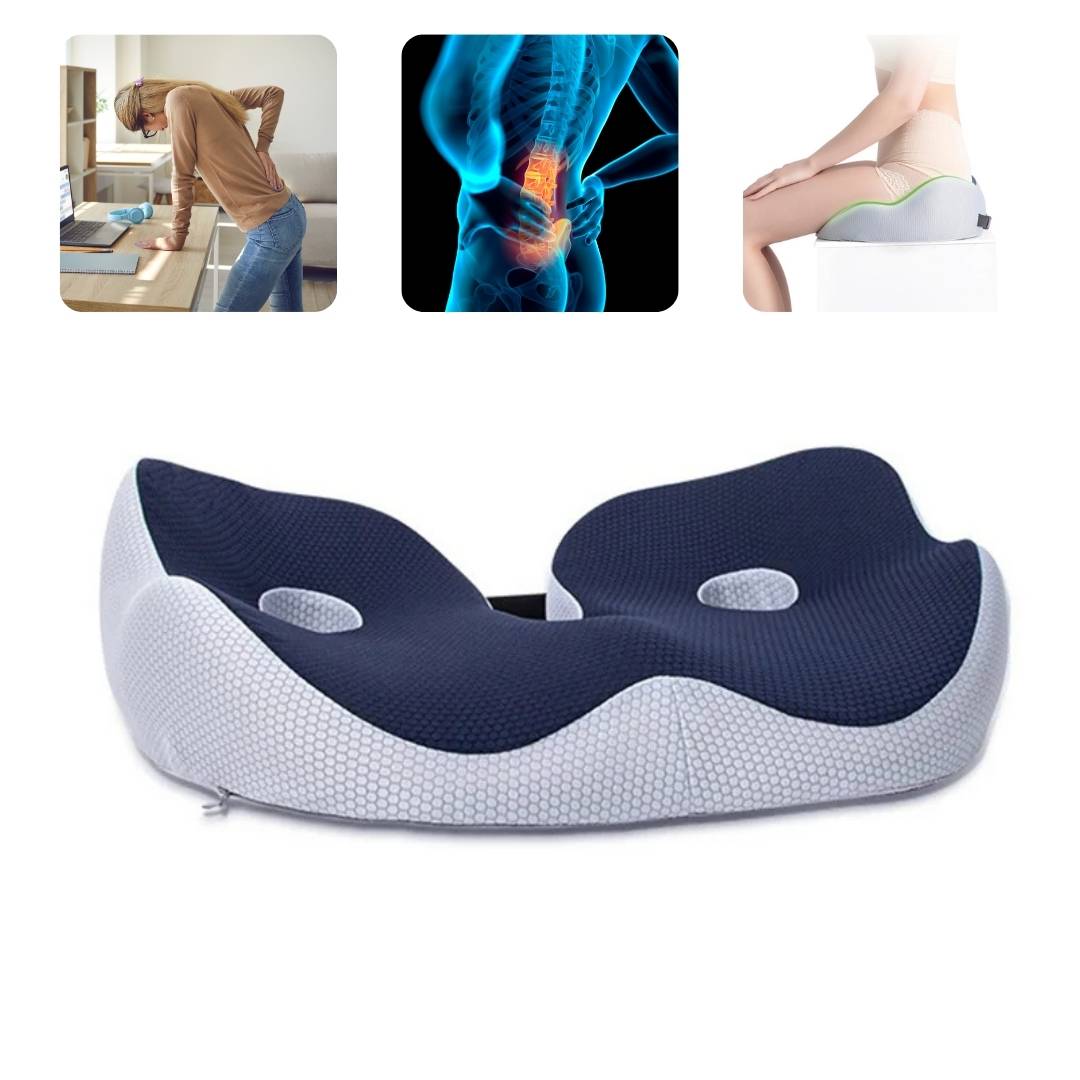 SitSmart Adjustable Memory Foam Sit Bone Relief | Seat Cushion for Tai ...