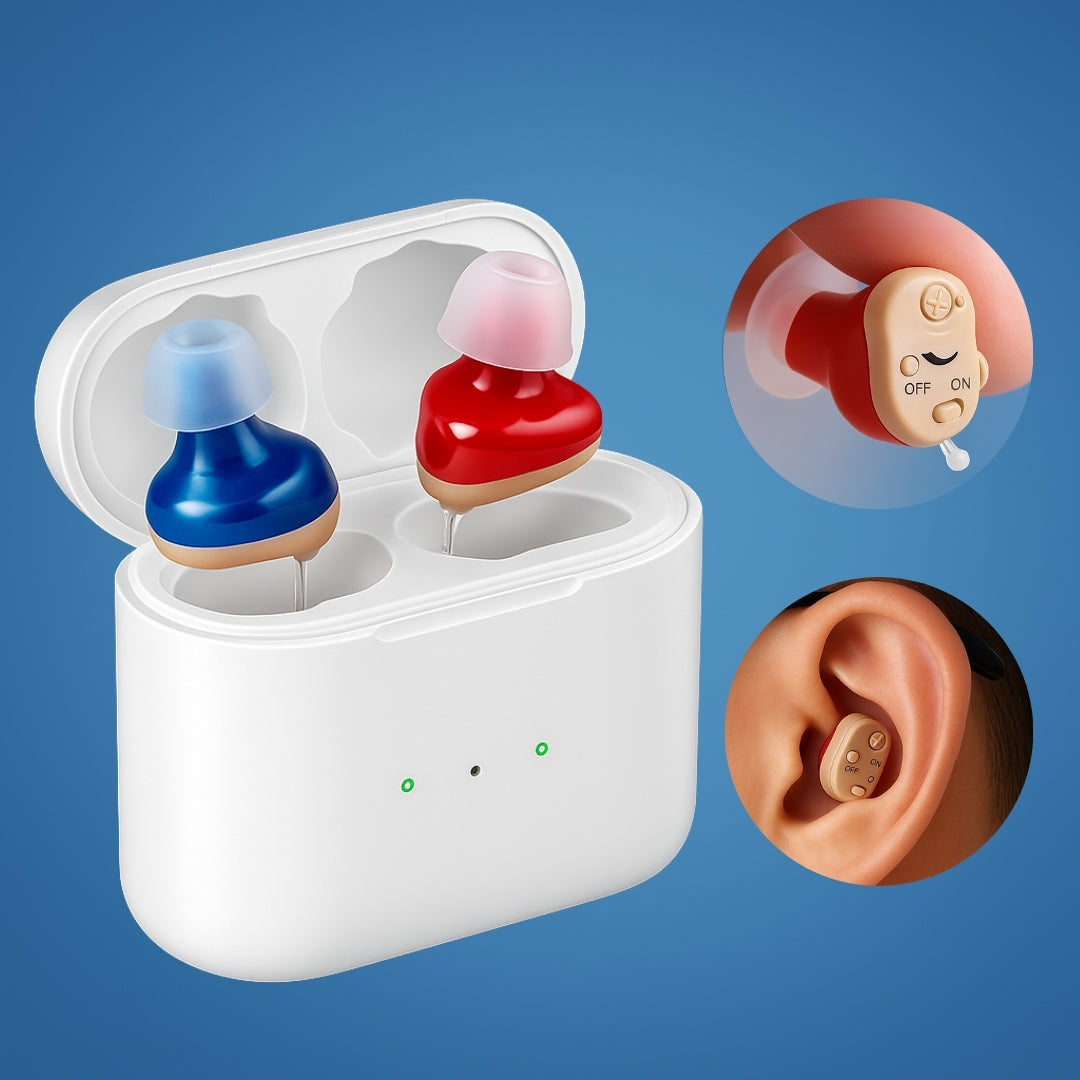 SilentWave | Rechargeable Invisible Hearing Aids Pair - Amplify Sound ...
